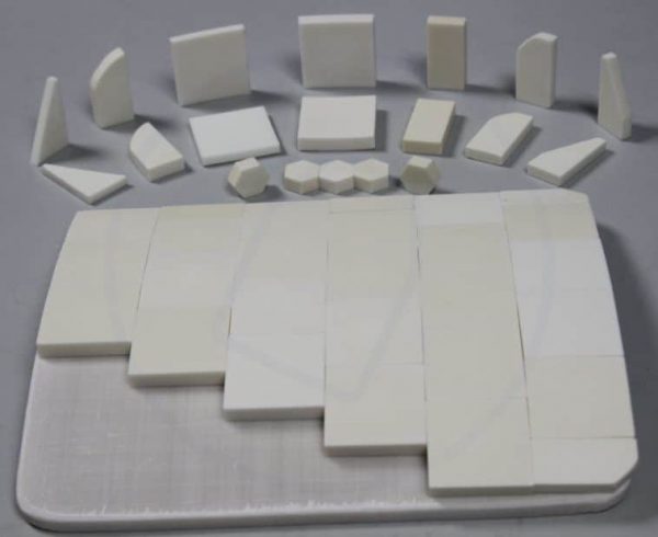 Bulletproof Ceramic made from Boron Carbide (B4C), Silicon Carbide (SiC ...